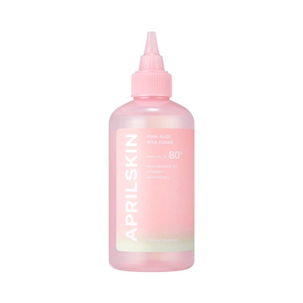 Aprilskin Pink Aloe Vitamin C Soothing and Brightening Toner (250ml ...